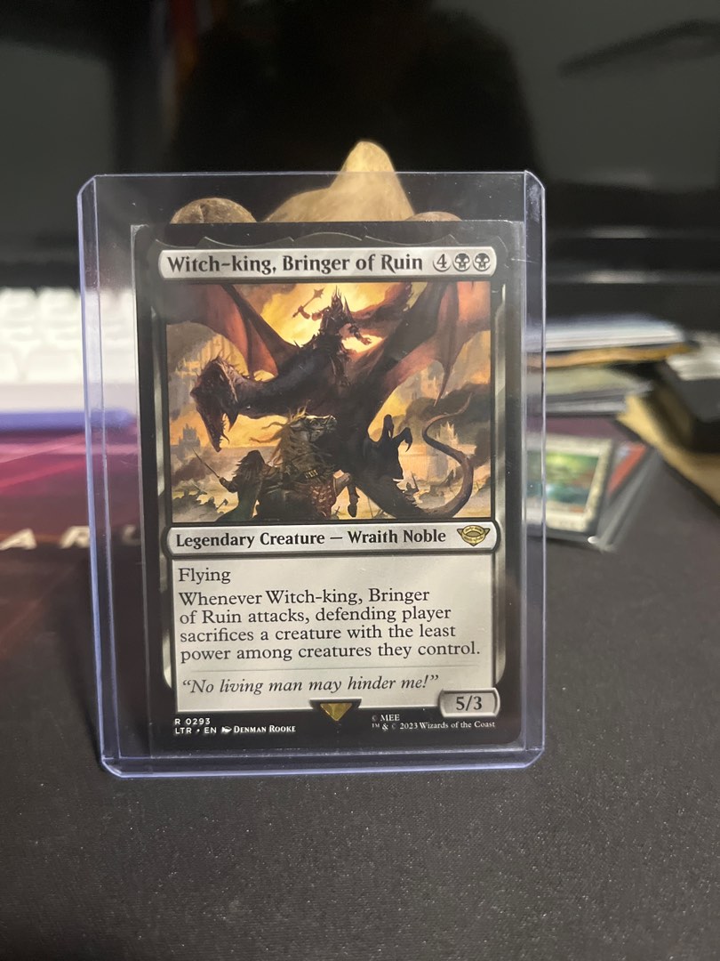 Magic The Gathering LOTR- Witchking, Bringer of Ruin, Hobbies & Toys ...