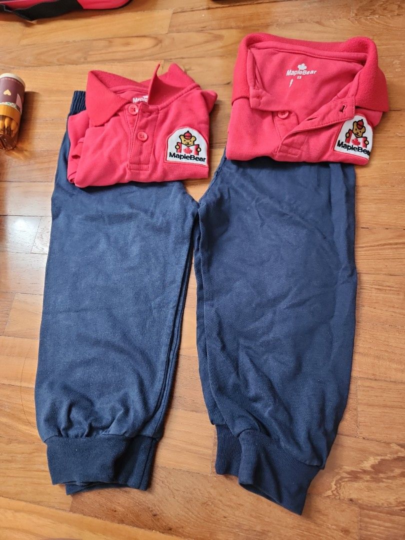 MapleBear School Uniform Set, Babies & Kids, Babies & Kids Fashion on ...