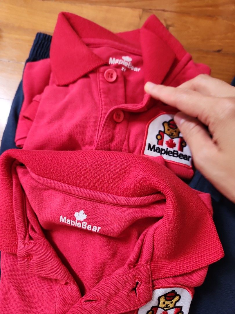 MapleBear School Uniform Set, Babies & Kids, Babies & Kids Fashion on ...