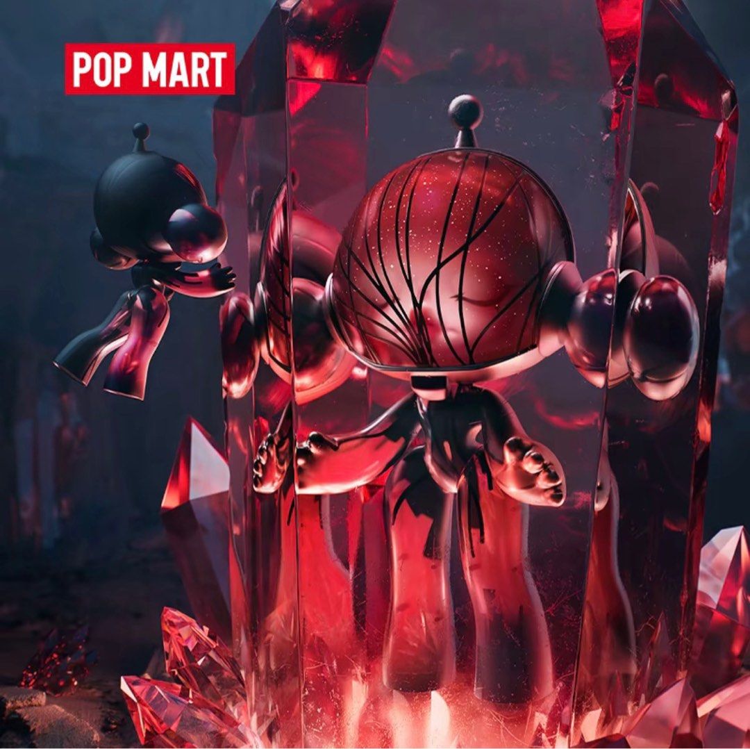 Mega Skullpanda 400% Red Crystal Popmart, Hobbies & Toys, Toys & Games ...