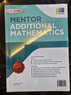 O Level Additional Mathematics 1000+ Secondary 3, Hobbies & Toys, Books & Magazines, Textbooks ...