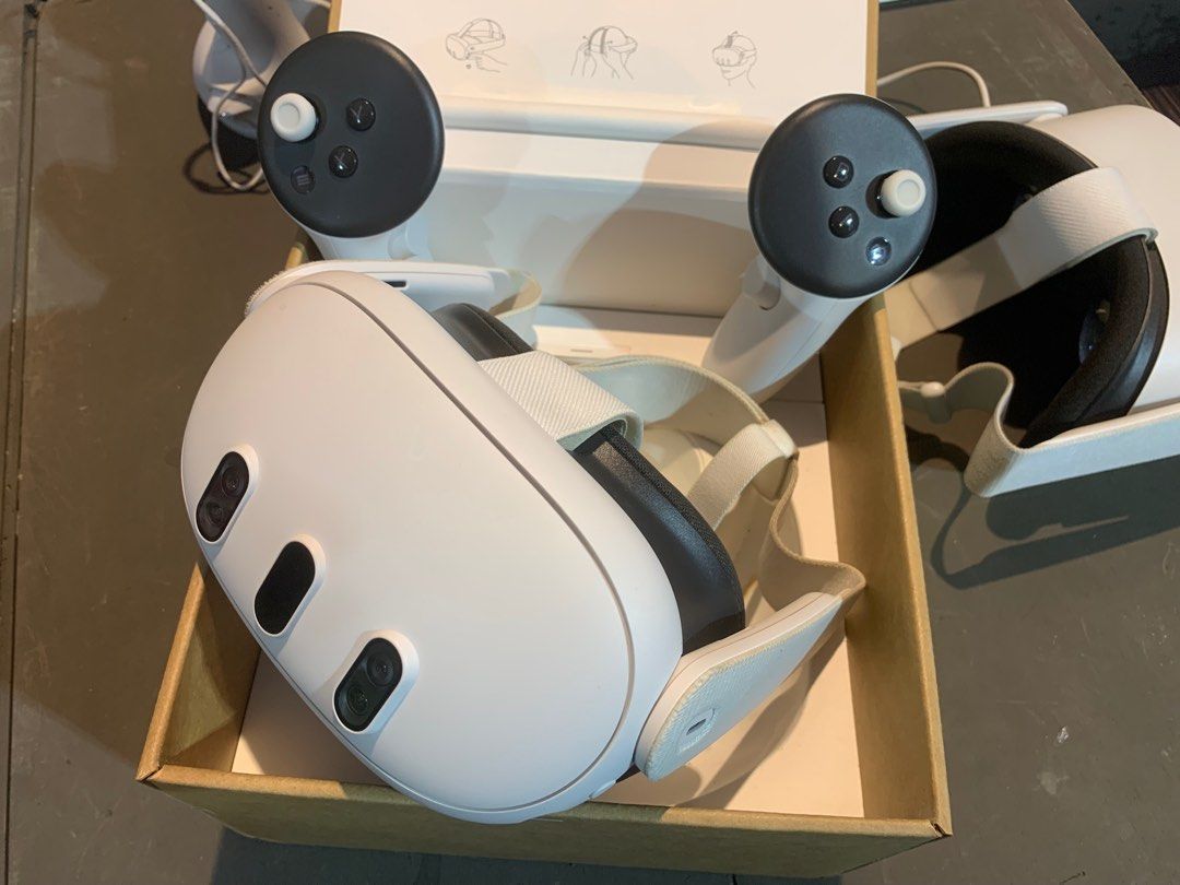 Meta Quest 3 128GB VR Headset, Video Gaming, Gaming Accessories ...