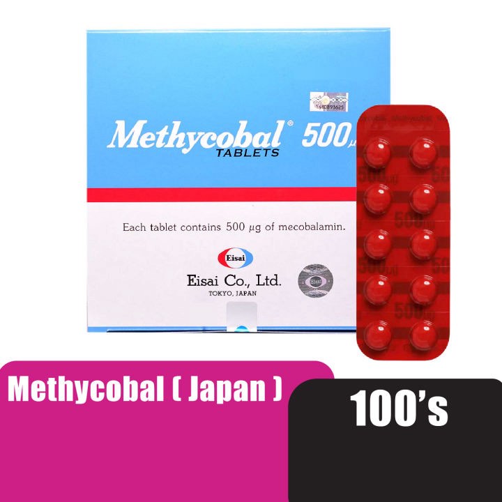 Methycobal 500mcg Tablets (Japan) - 100's, Health & Nutrition, Health ...