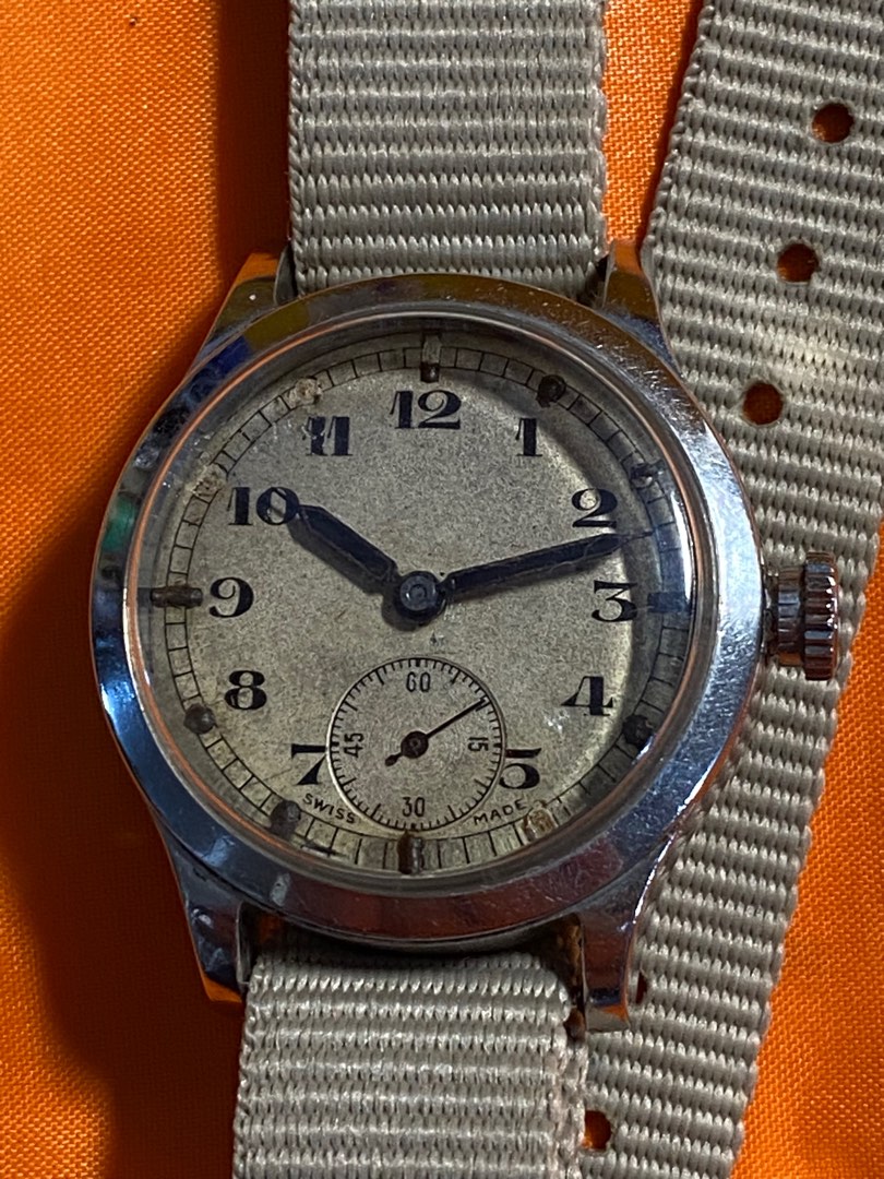 Military Issued WW2 ATP REVUE Watch (fixed bar & broad Arrow), Men's ...