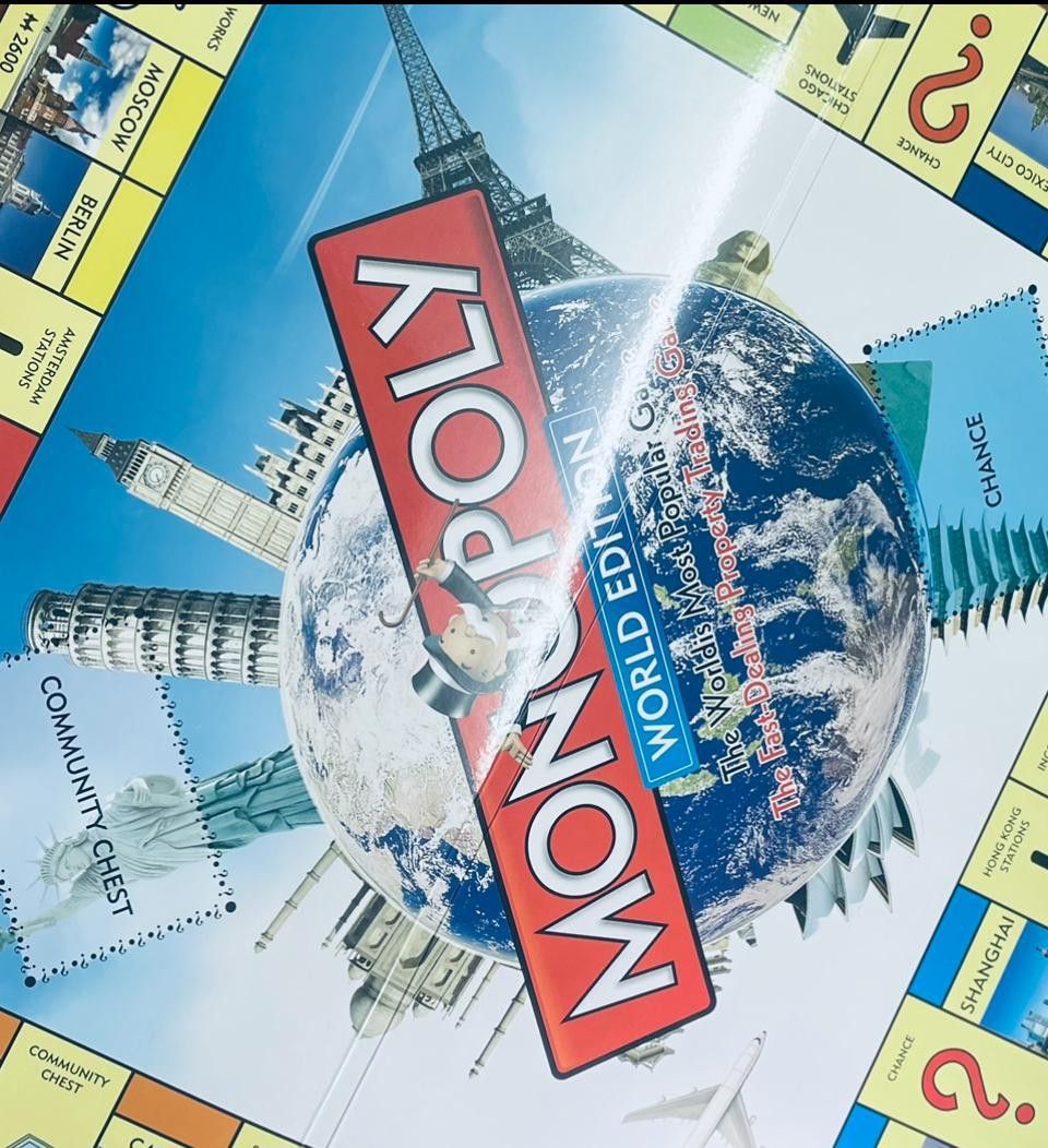 Monopoly World Edition Board Game, Hobbies & Toys, Toys & Games on ...