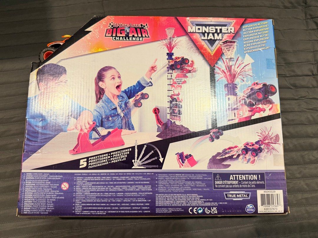 Monster Jam El Toro Loco Big Air Challenge Playset, Hobbies & Toys ...