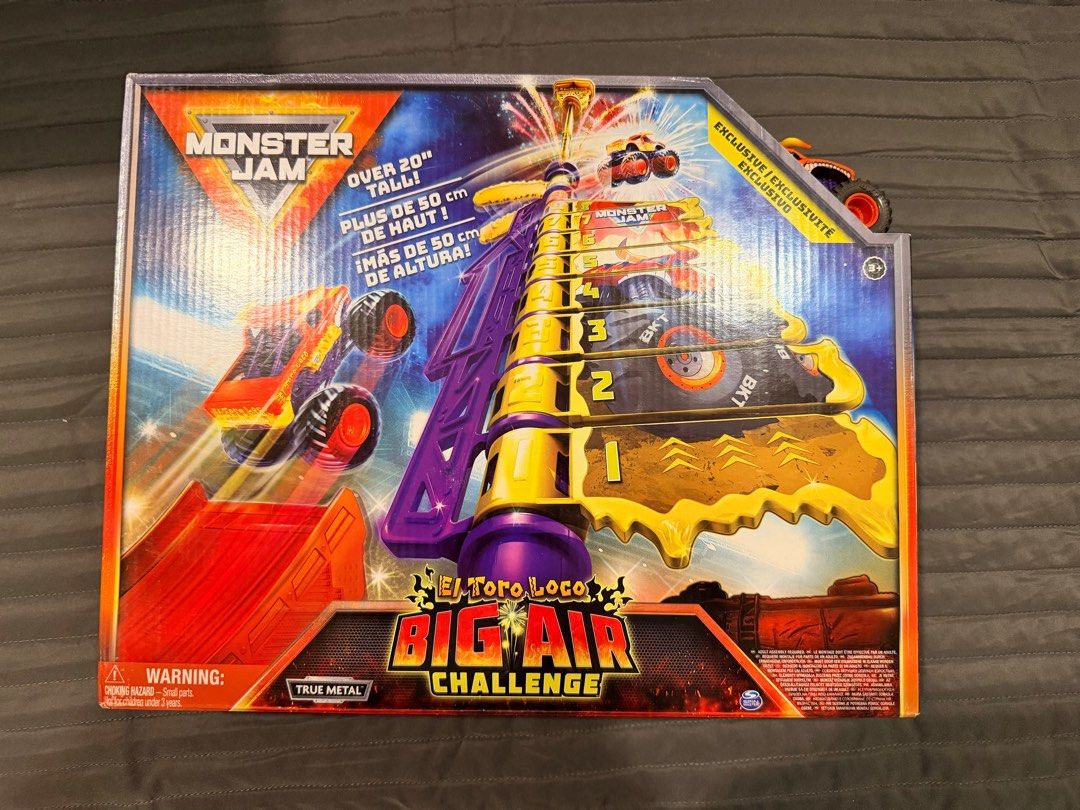Monster Jam El Toro Loco Big Air Challenge Playset, Hobbies & Toys ...
