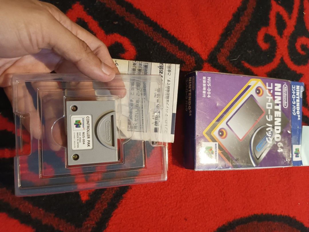 N64 Controller Pak CIB, Video Gaming, Gaming Accessories, Controllers ...