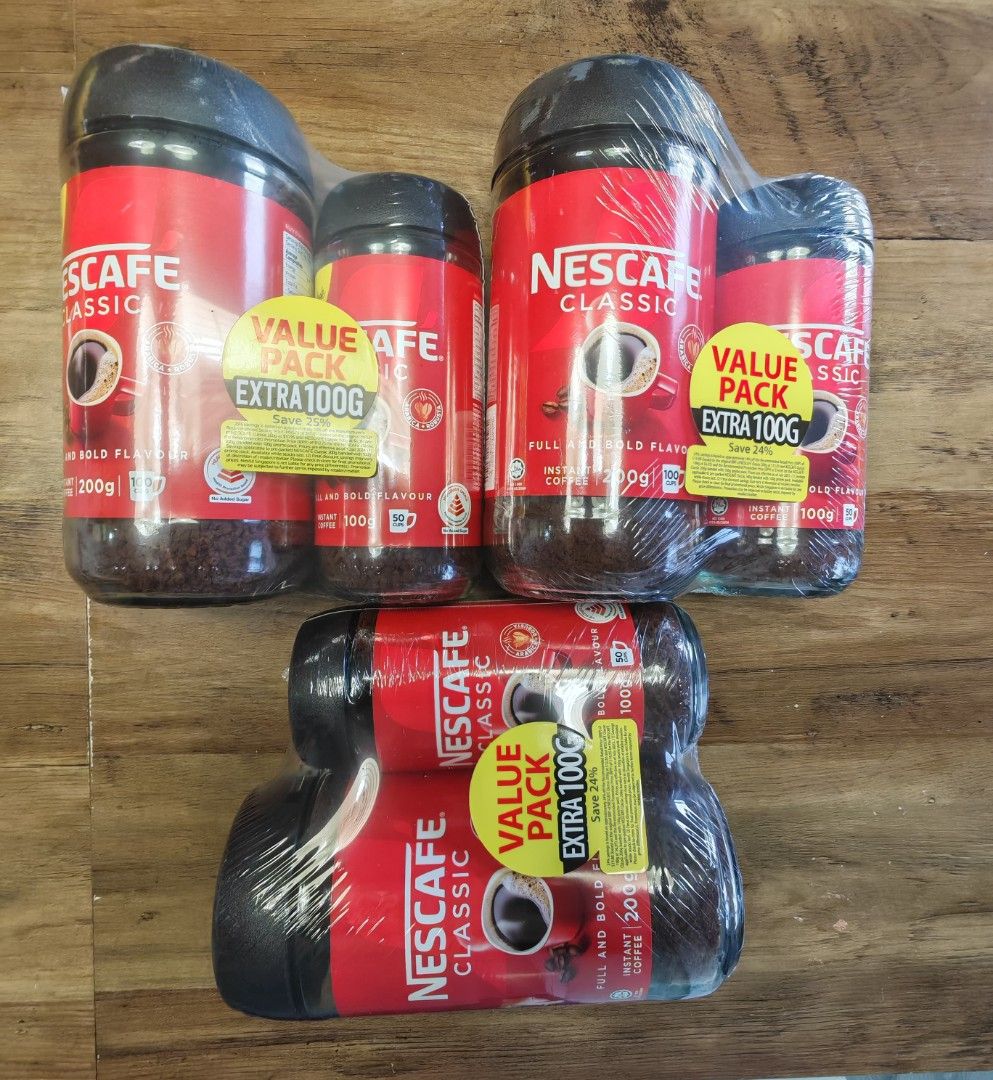 Nescafe Classic Instant Coffee - Value Pack, Food & Drinks, Beverages ...