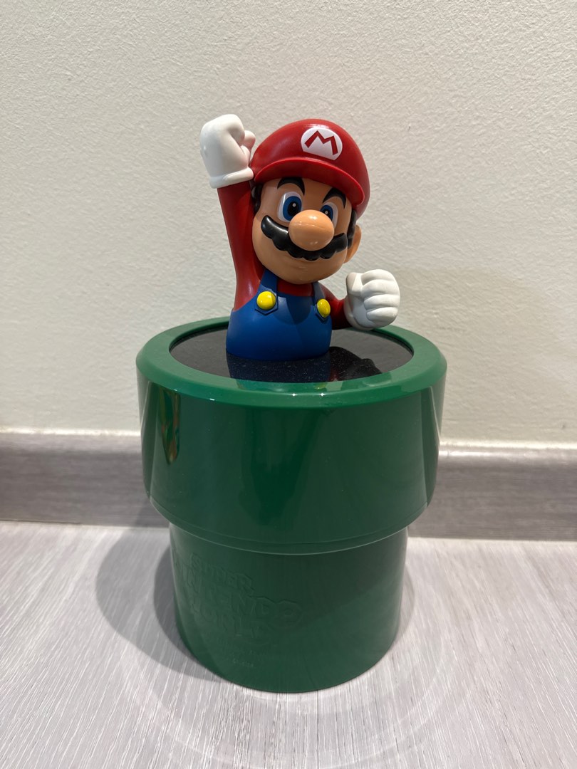 Nintendo Super Mario Figure in Pipe (Cookies Container), Hobbies & Toys ...