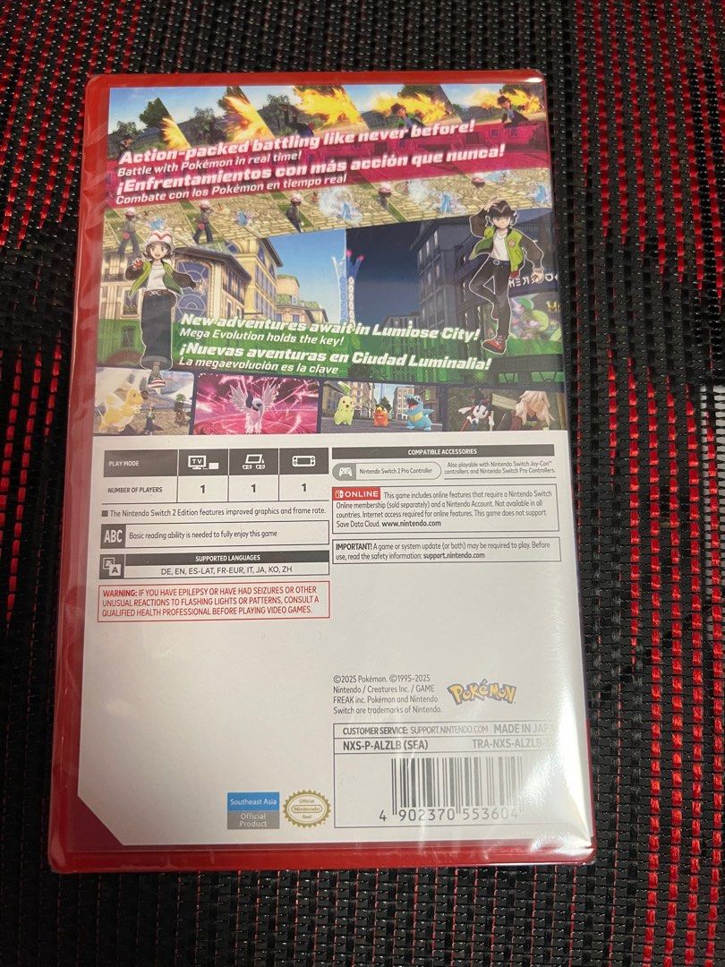 Nintendo Switch 2 Pokemom Legends Z-A (sealed), Video Gaming, Video ...