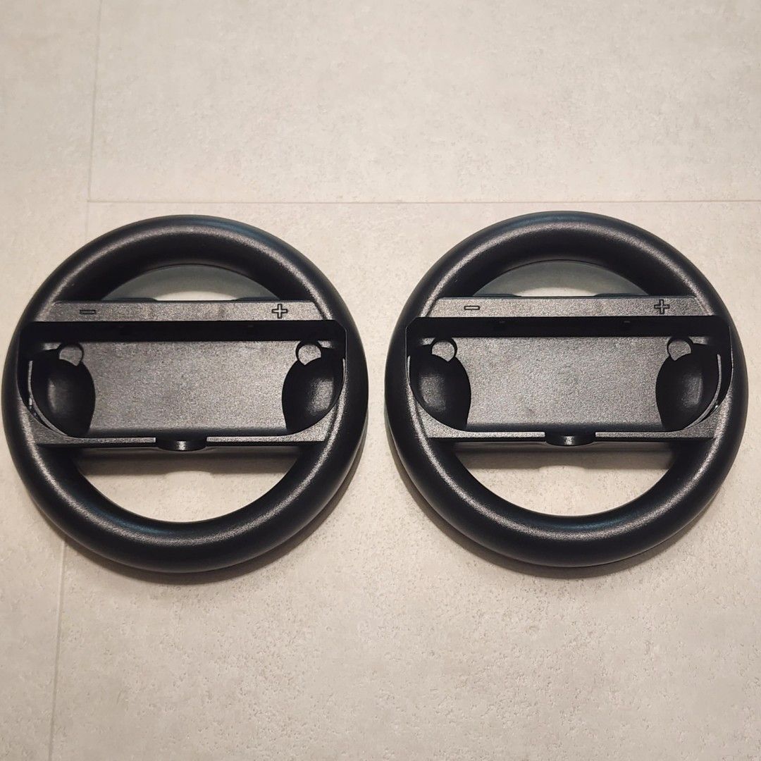 Nintendo Switch Joycon Steering Wheels (Not for Switch 2), Video Gaming ...