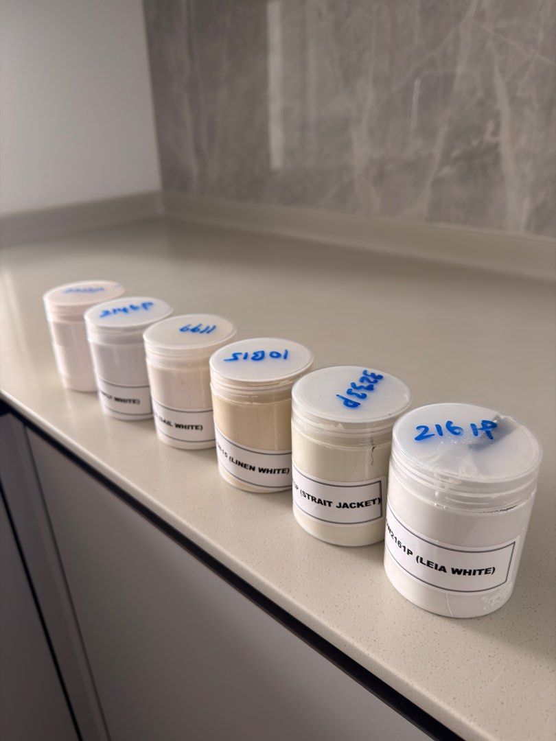 Nippon Paint Samples - Various White Shades, Hobbies & Toys, Stationery ...