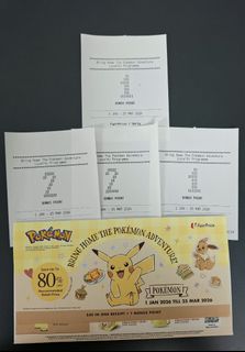 5 Ntuc Bonus Points The Pokémon Adventure Collection, Tickets ...