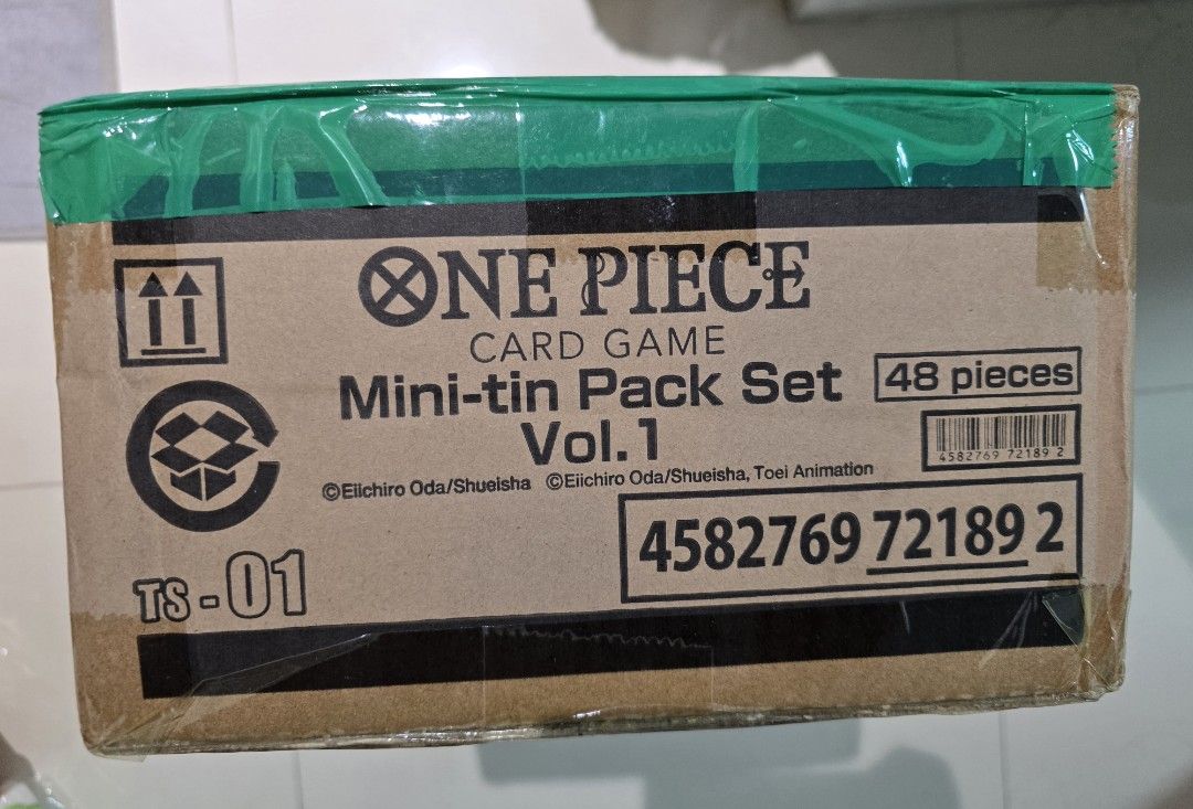 ONE PIECE CARD GAME Mini tin case sealed vol.1 TS-01 Japanese, Hobbies ...