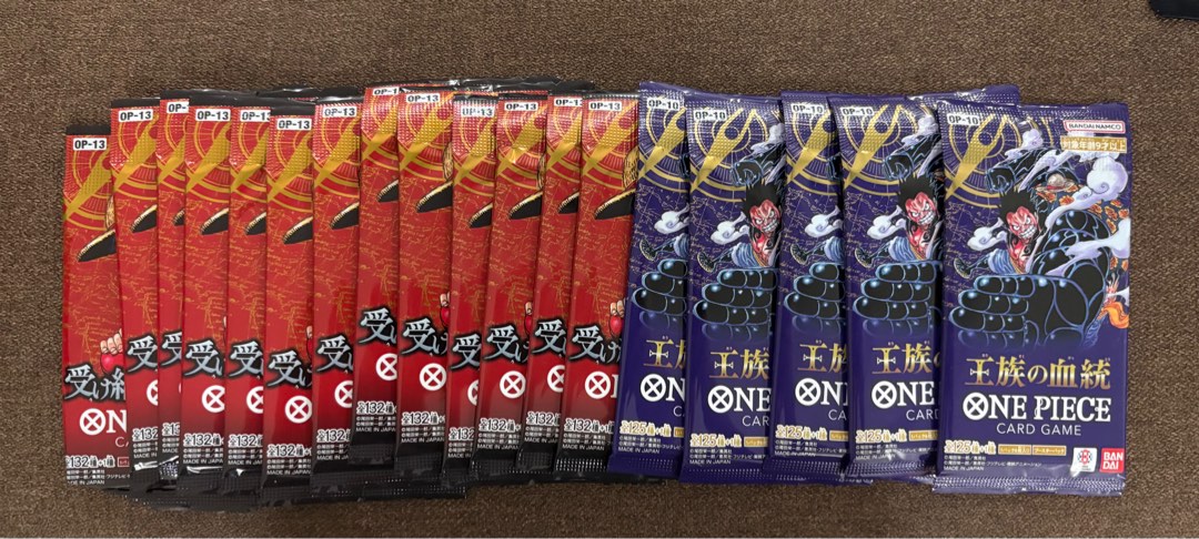 One piece tcg booster packs, Hobbies & Toys, Toys & Games on Carousell