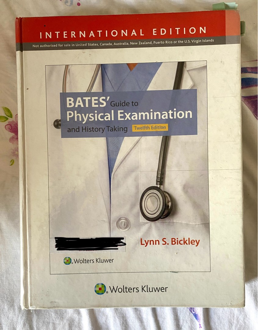 Original med books Bates' Guide to Physical Examination 12th Edition ...