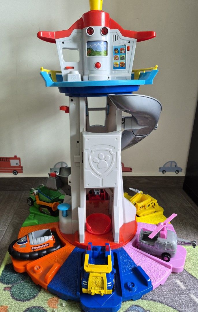 Paw Patrol Lookout Tower Playset, Hobbies & Toys, Toys & Games on Carousell
