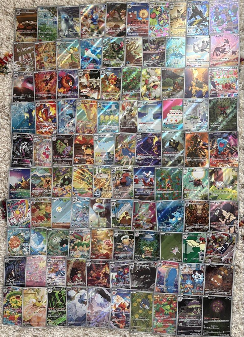 [OOS] Pokemon AR Bulk Cards Art Rare Bulk Japanese AR/CHR, Hobbies ...