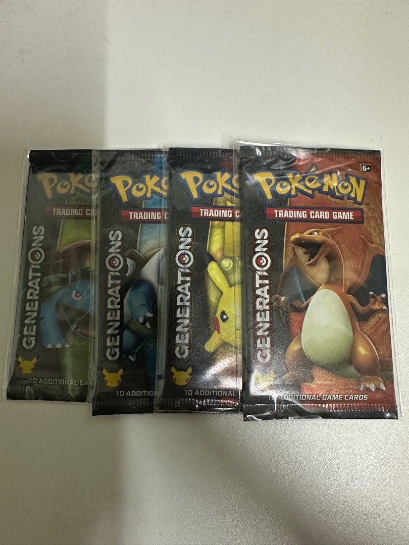 Pokemon generation pack art work set pokemon tcg trading card game 20th ...