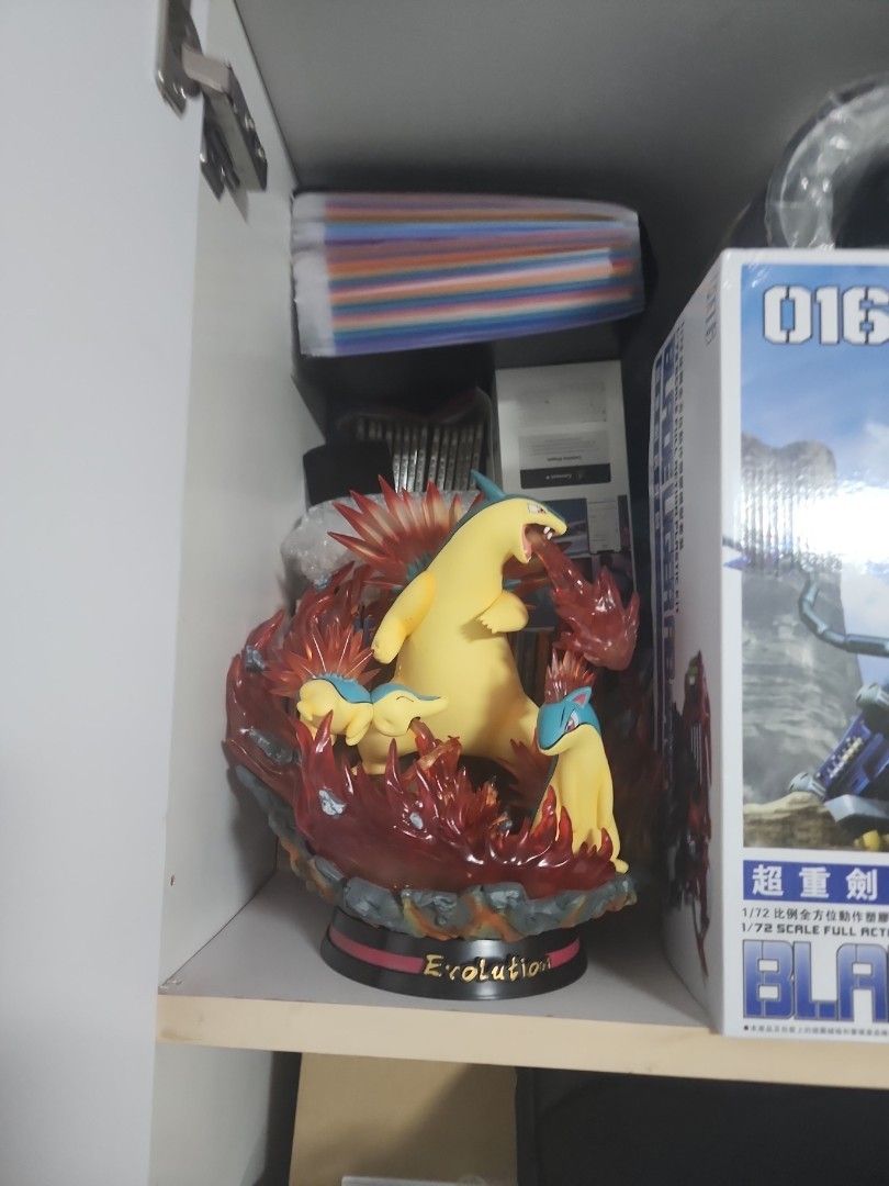 Pokemon Typhlosion Evolution Figure with light, Hobbies & Toys, Toys ...