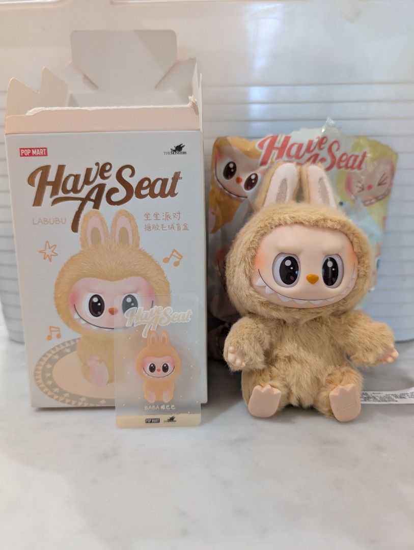 POP MART Labubu Have a Seat Series Figure - BABA, Hobbies & Toys, Toys ...