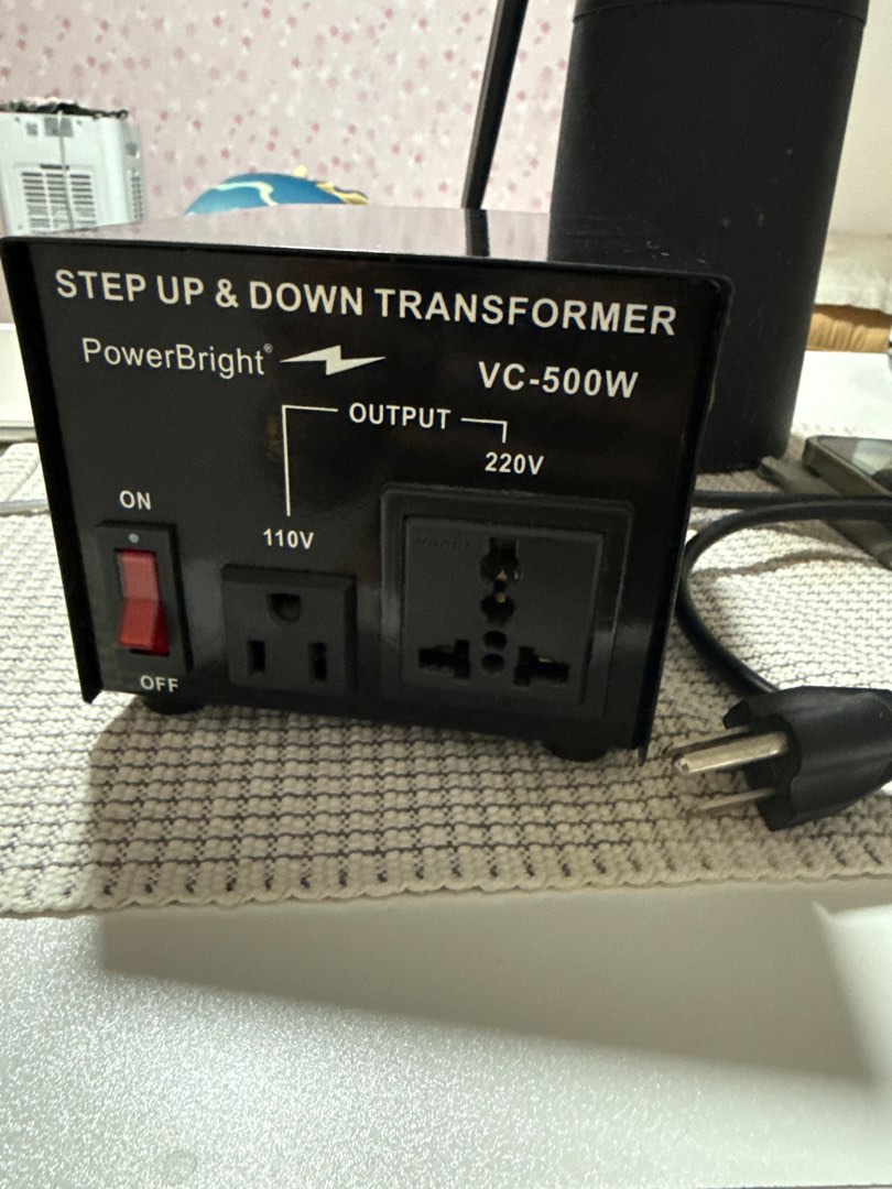 PowerBright VC-500W Step Up & Down Transformer, TV & Home Appliances ...