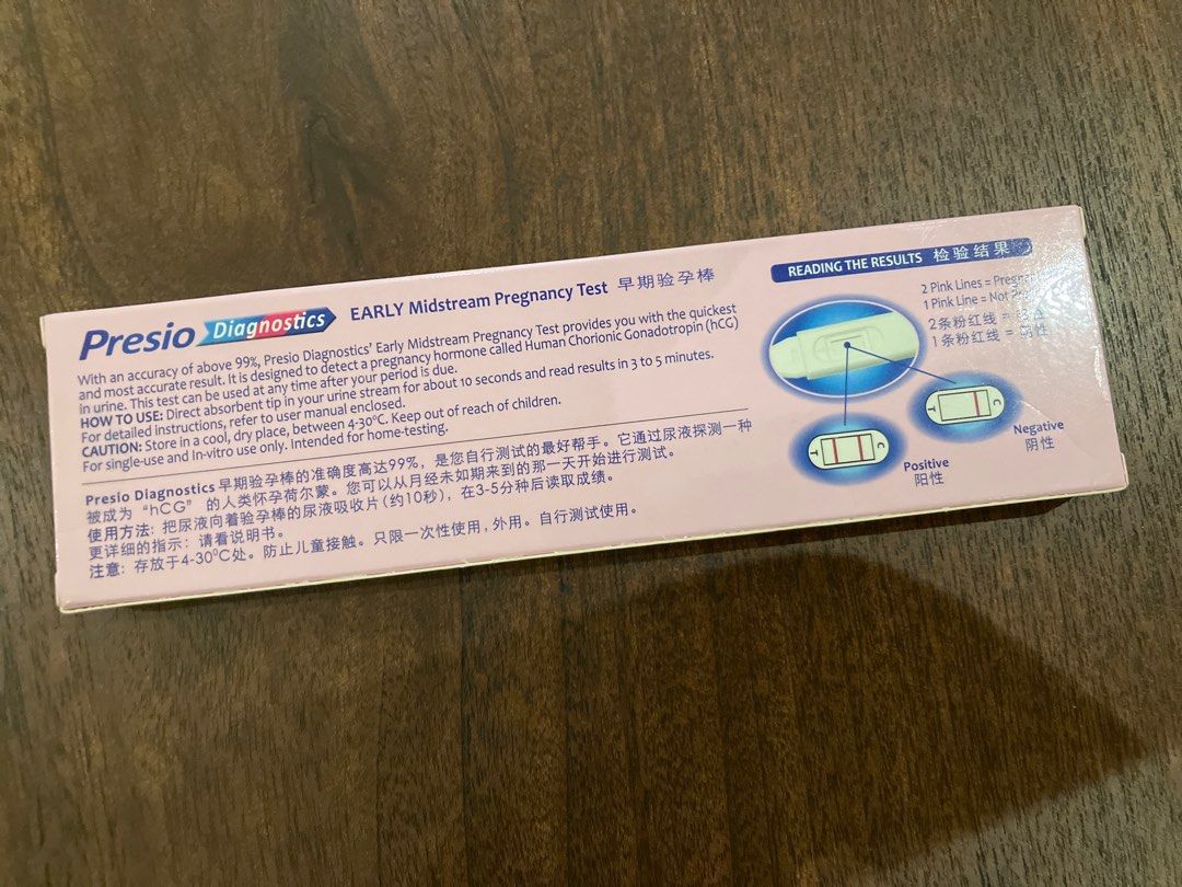 Presio Diagnostics Early Midstream Pregnancy Test, Babies & Kids ...