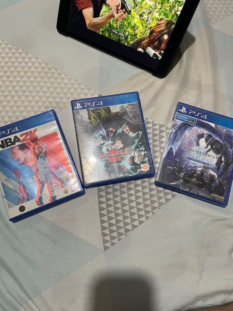 PS4 Games: NBA 2K22, My Hero One's Justice 2, Monster Hunter World ...