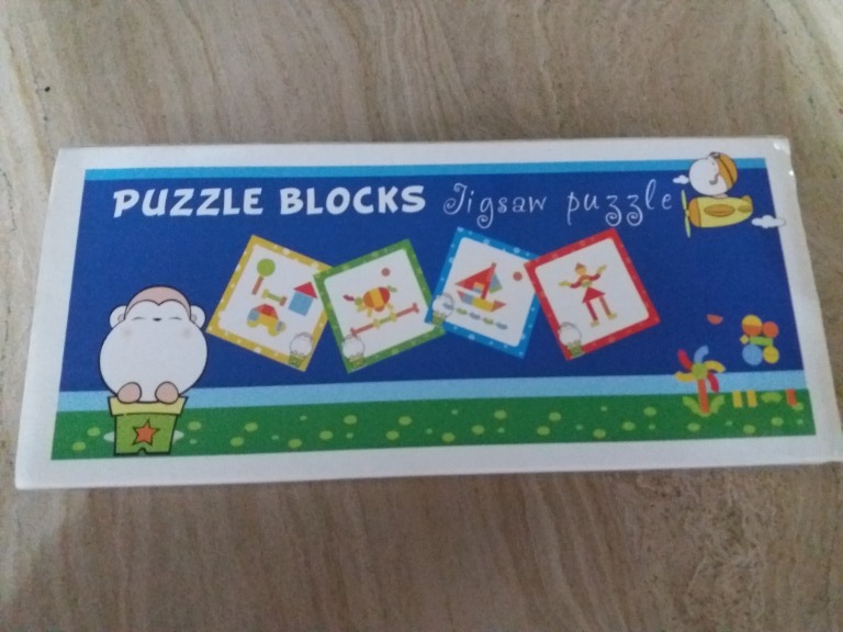 Puzzle Blocks Toy, Hobbies & Toys, Toys & Games on Carousell