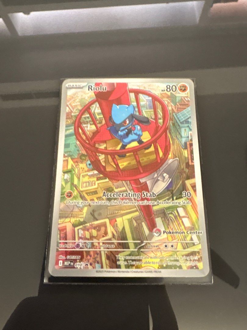 riolu poke center prmo, Hobbies & Toys, Toys & Games on Carousell