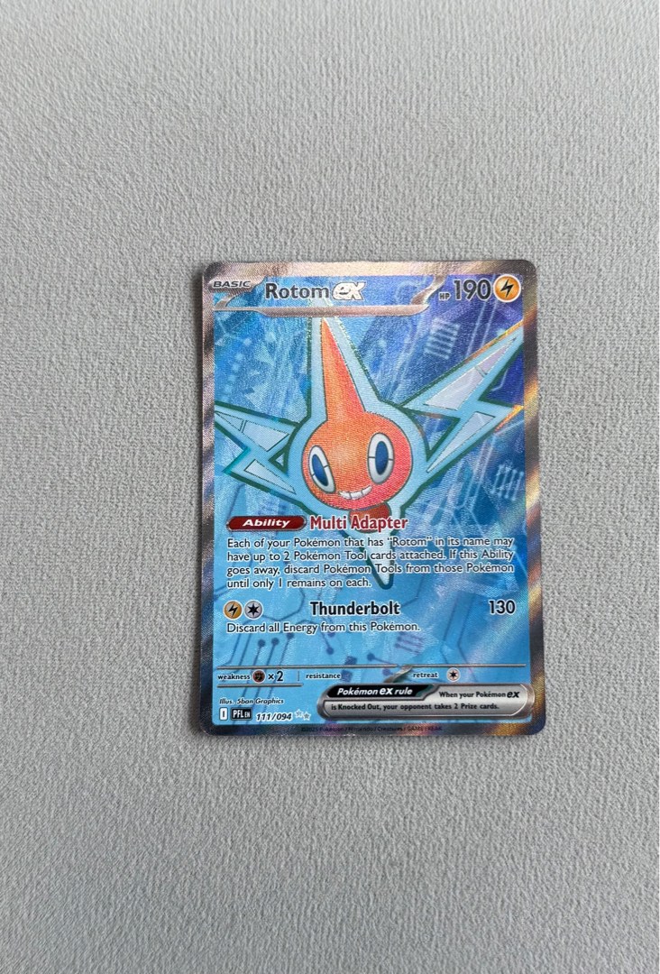 Rotom Full Art, Hobbies & Toys, Toys & Games on Carousell