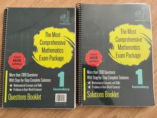 Secondary 1 Mathematics Exam Package - Solutions & Questions Booklet ...