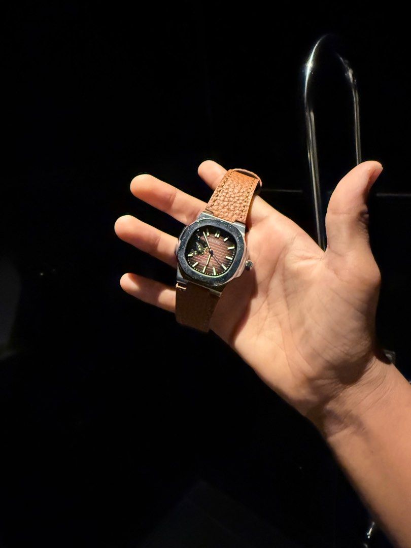 Seiko mod nautilus brown, Men's Fashion, Watches & Accessories, Watches ...