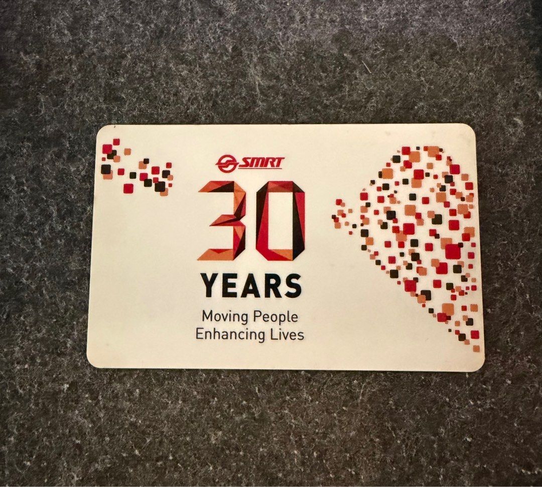 SMRT 30 Years Commemorative EZ-Link Cards, Hobbies & Toys, Memorabilia ...