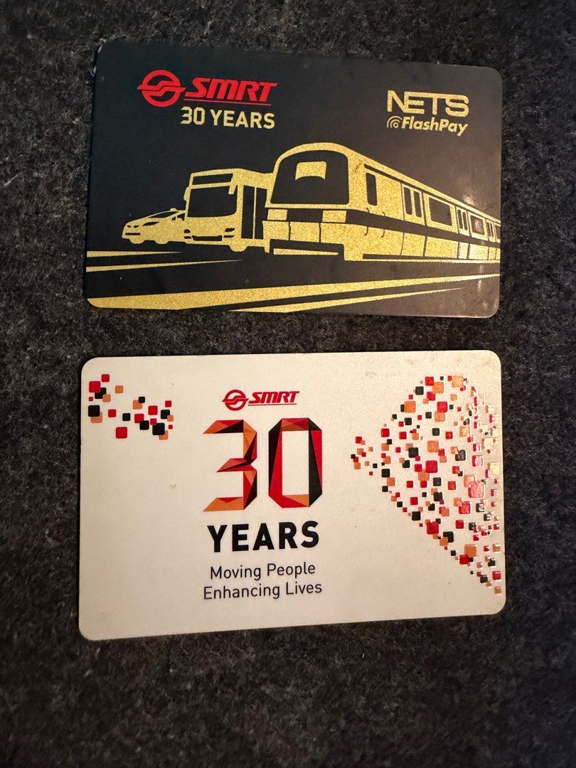 SMRT 30 Years Commemorative EZ-Link Cards, Hobbies & Toys, Memorabilia ...