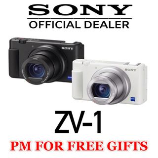 Sony ZV-1 Digital Camera with Accessories, Photography, Cameras on ...