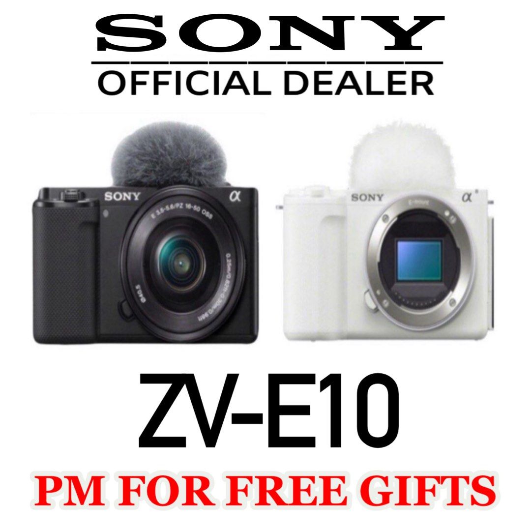 Sony ZV-E10 Camera Body OR 16-50mm Kit / ZVE10 zve10 ZV E10 zve-10 ZVE ...