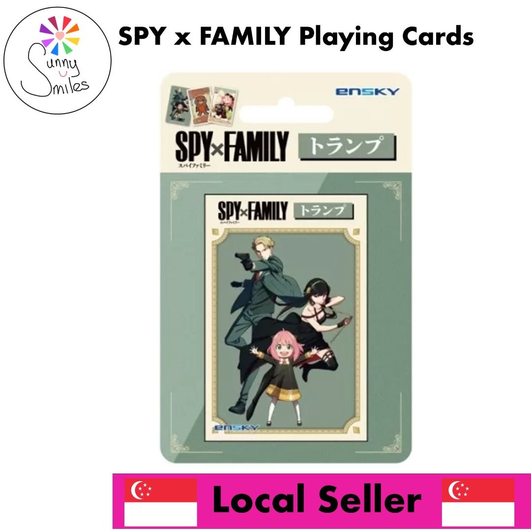 SPY x FAMILY Playing Cards, Hobbies & Toys, Toys & Games on Carousell