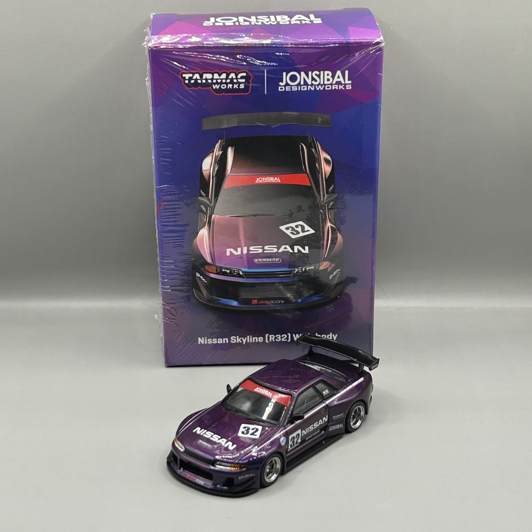 Tarmac Works x Jonsibal Design works Nissan Skyline GT-R R32 Widebody ...