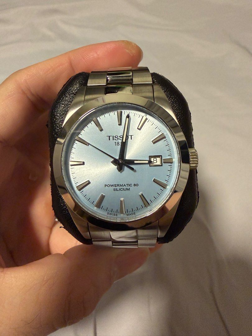Tissot Gentleman Powermatic 80 silicum - ice blue, Luxury, Watches on ...