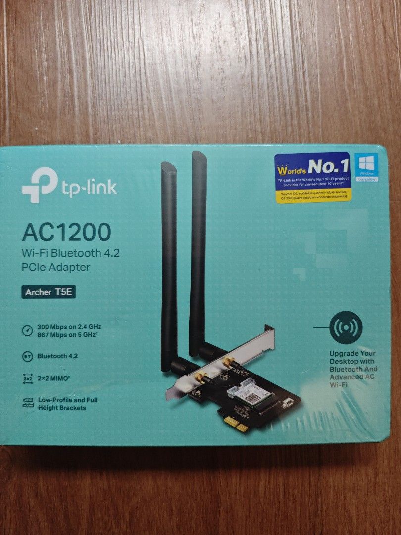 TP-Link Archer T5E Dual Band Wi-Fi Adapter, Computers & Tech, Parts ...