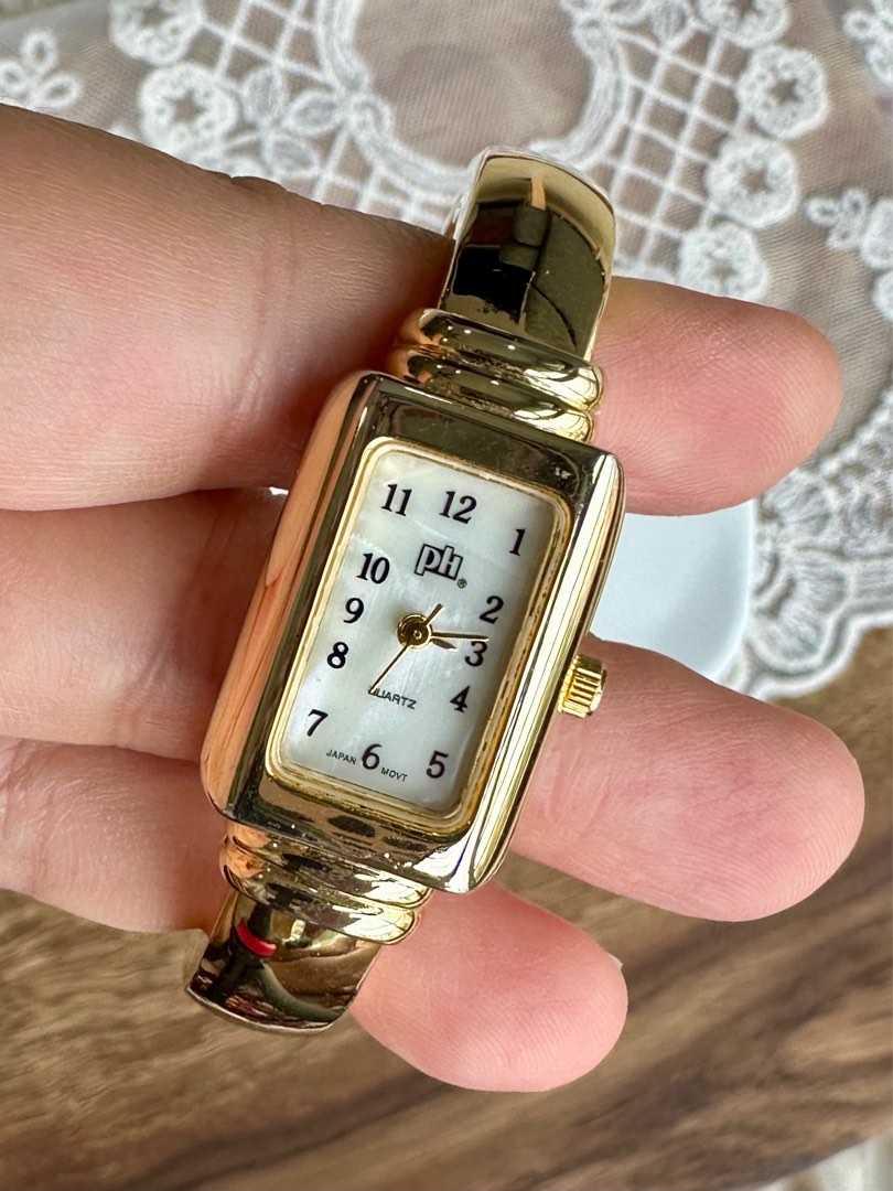 Vintage PH Quartz Bangle Watch, Women's Fashion, Watches & Accessories ...