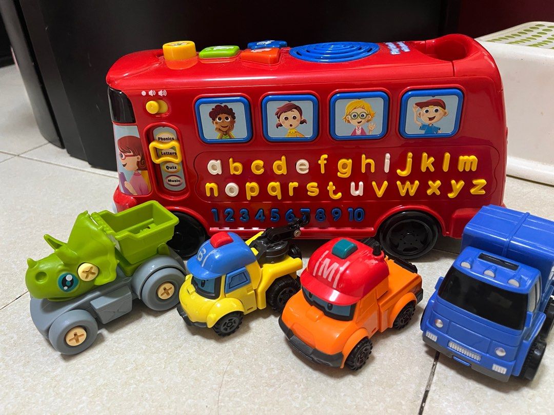 VTech playtime bus with phonics,, Hobbies & Toys, Toys & Games on Carousell