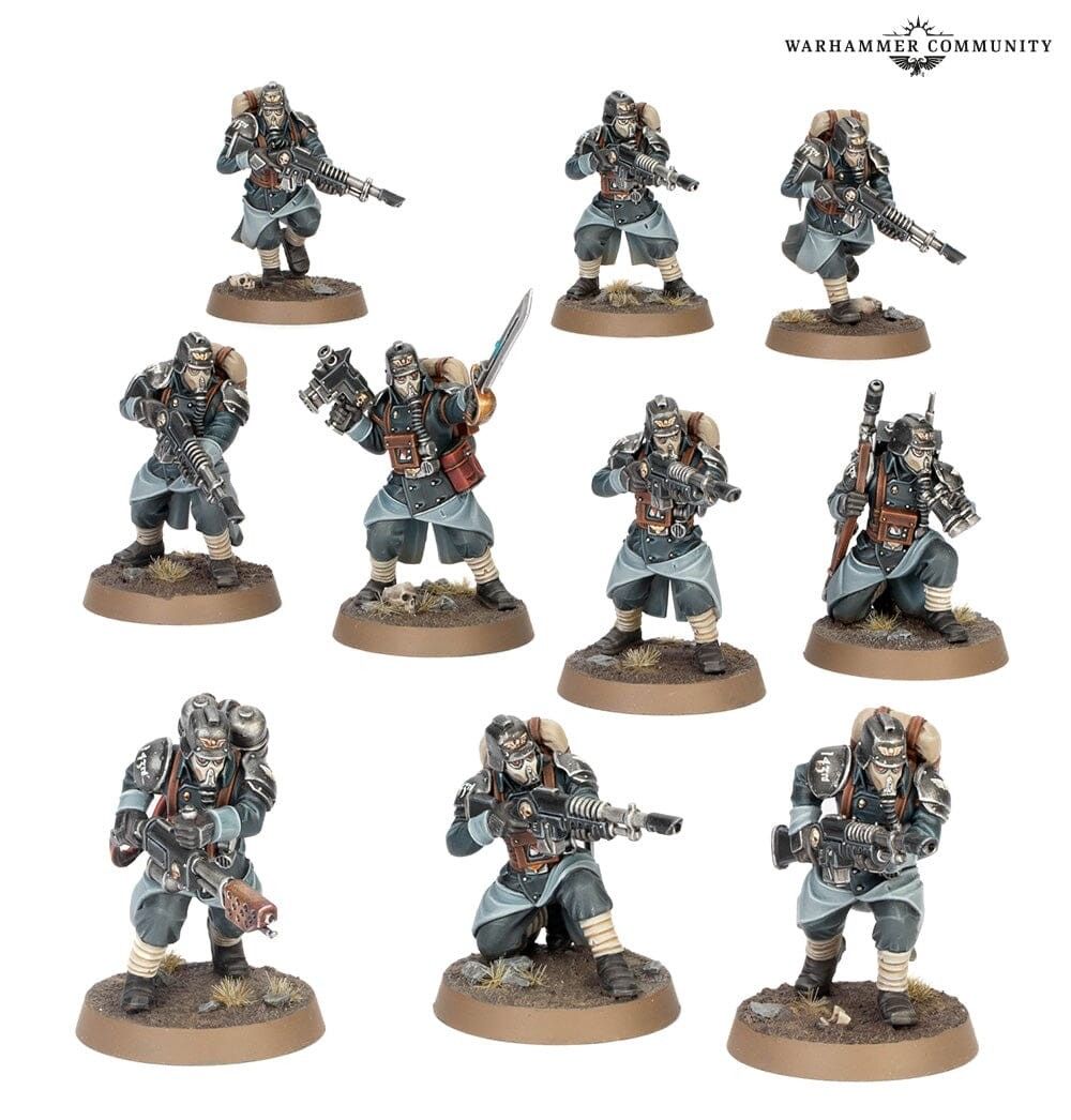 Warhammer 40,000 Astra Militarum Death Korps of Krieg, Hobbies & Toys ...