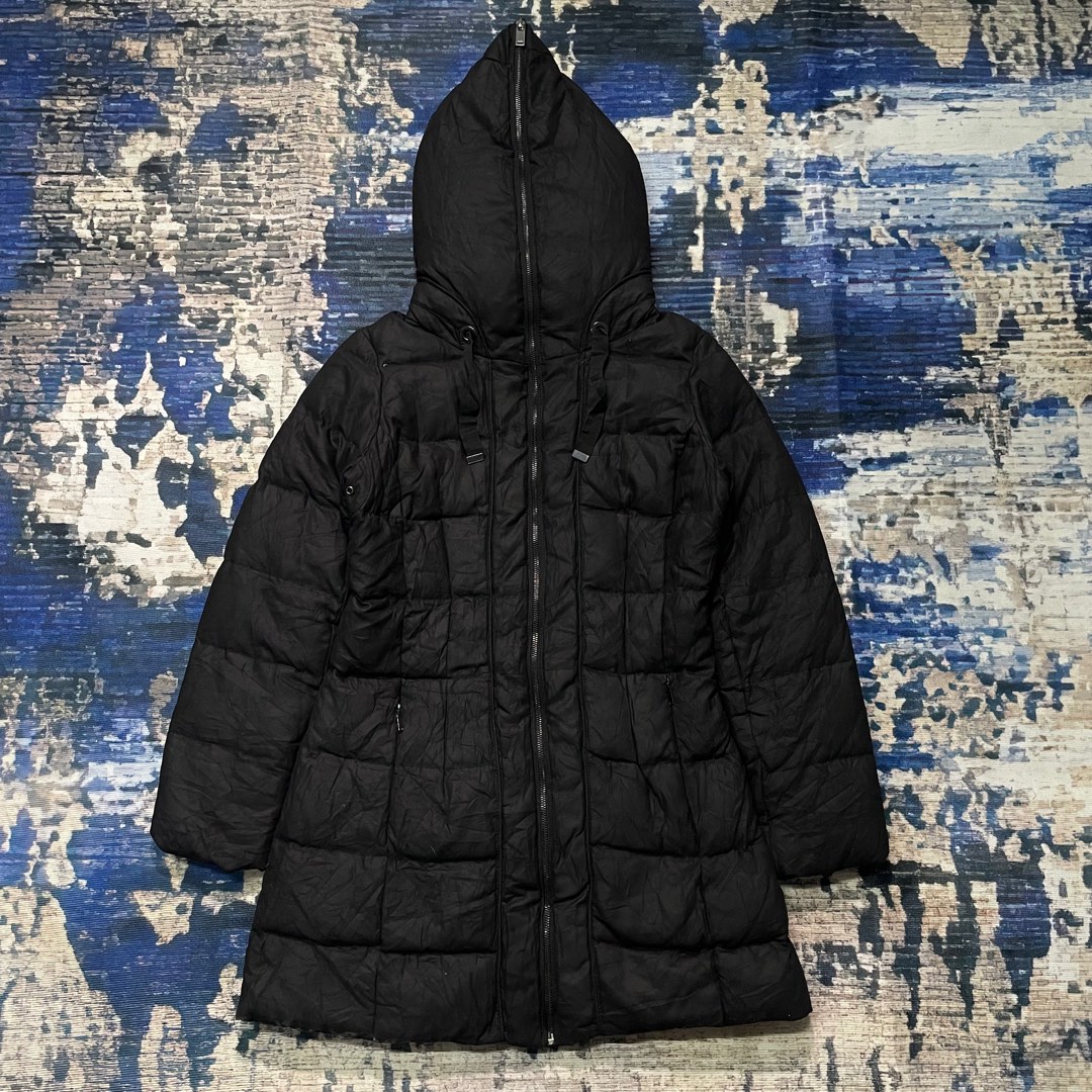 Zara Overhead Full Zip Hooded Puffer Gothic Witch Goa Style, Women's ...