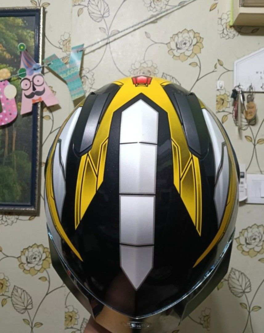 ZEUS 811 GUNDAM FULL FACE HELMET(LIMITED EDITION) + RAINBOW CHROME ...