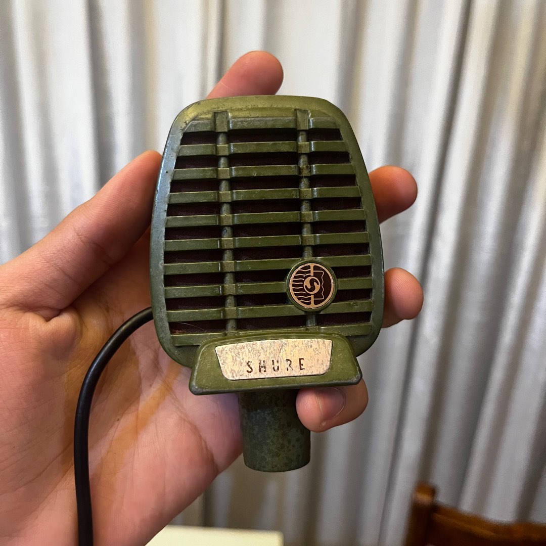 1950s Shure 510C Microphone, Audio, Microphones on Carousell