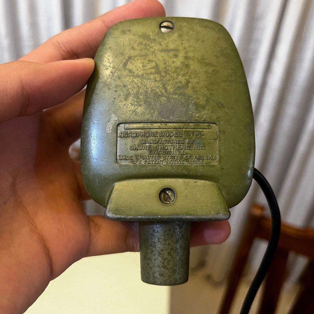 1950s Shure 510C Microphone, Audio, Microphones on Carousell