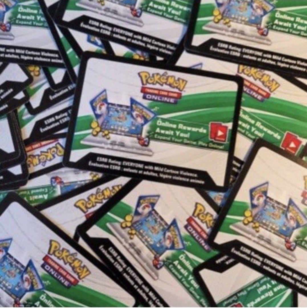 Pokemon code cards Scarlet and Violet + Sword and Shield + Mega ...